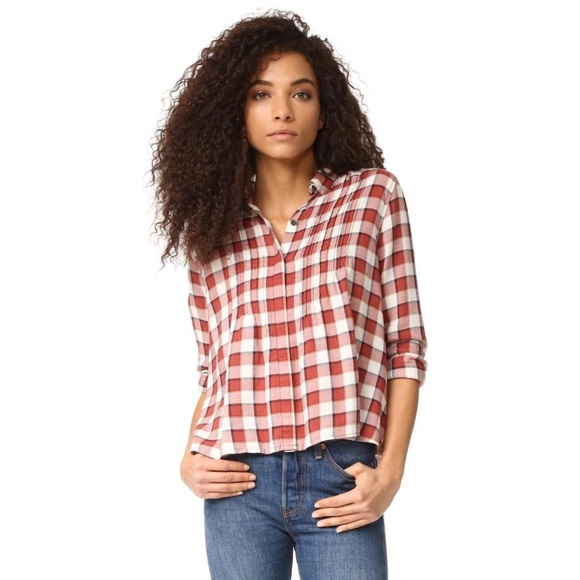 Current/Elliott | Tops | Currentelliott The Lucy Tuck Ls Blouse | Poshmark